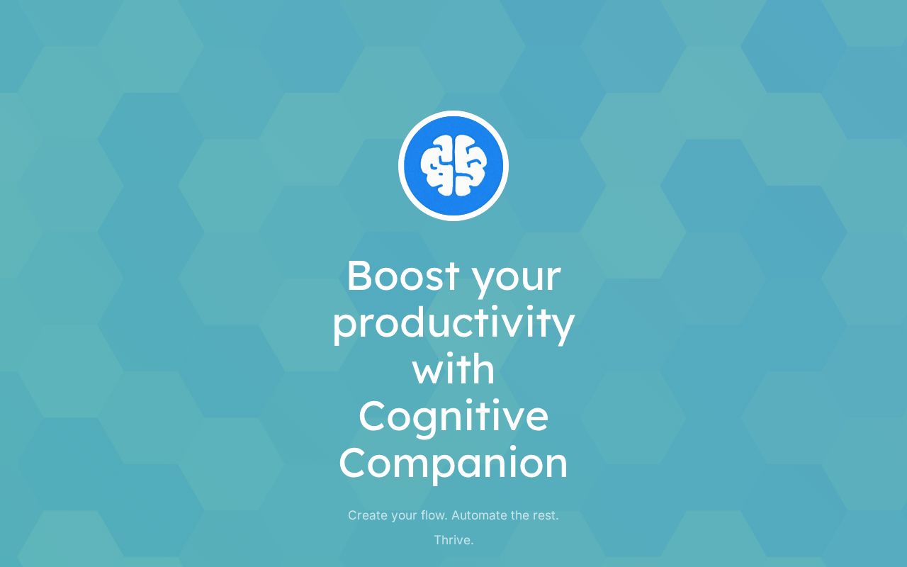 Cognitive Companion
